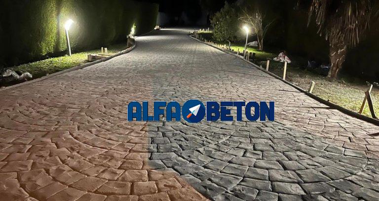Poze beton amprentat - Modele, Culori si Texturi variate - Alfa Beton
